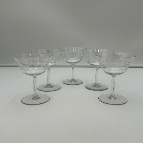 Fosteria | Dining | Vintage Fostoria Greek Pattern Champagne Tall ...